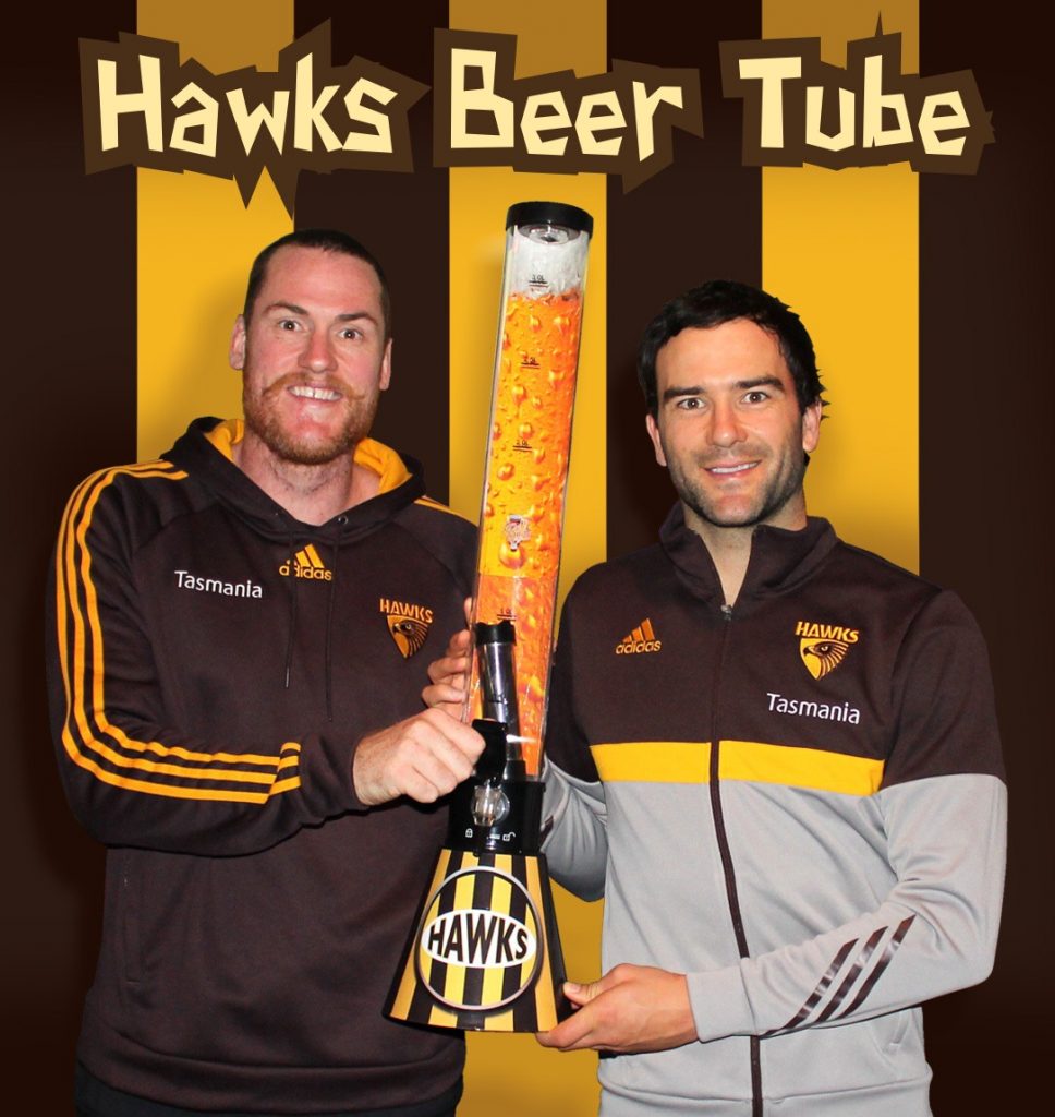 Hawks Beer Tube - Aussie Beer Tubes
